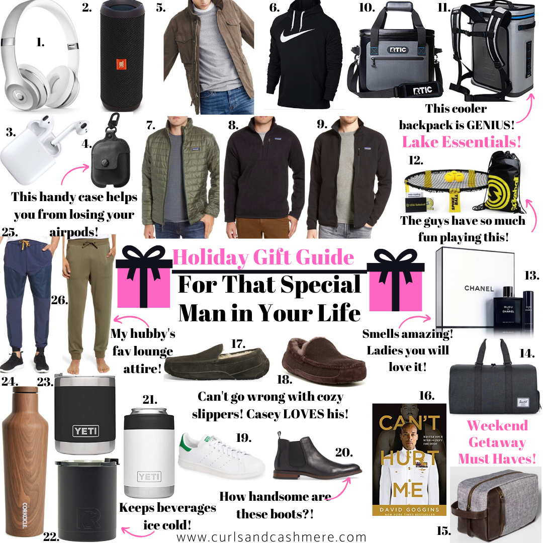 Holiday Gift Guide For Men Curls And Cashmere